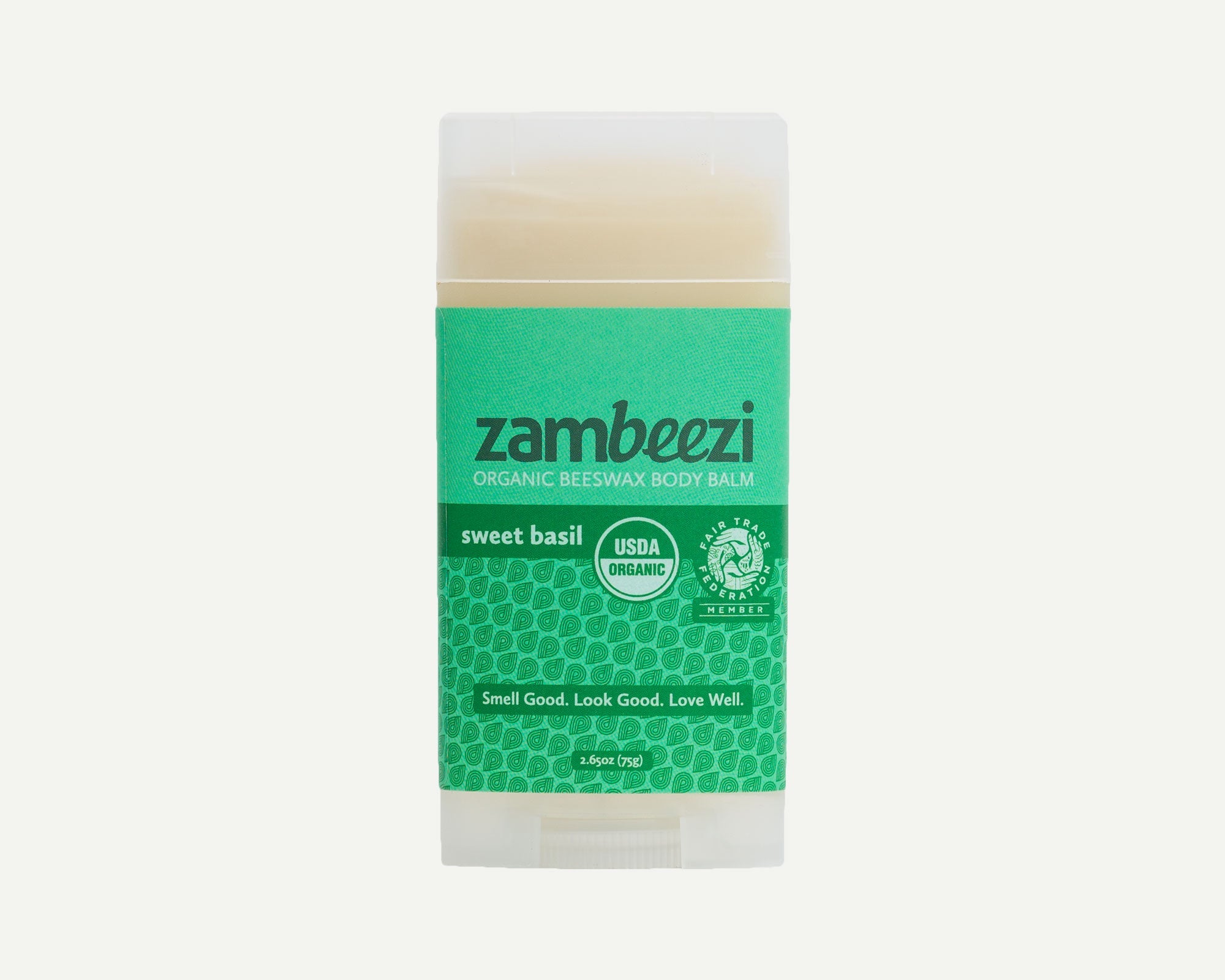 Sweet Basil Deodorant Body Balm with Beeswax