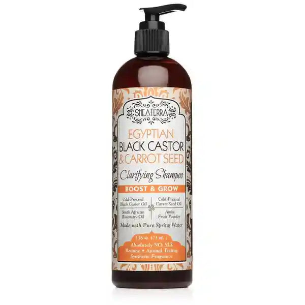 Egyptian Black Castor & Carrot Seed Clarifying Shampoo